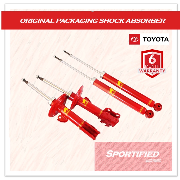 Toyota Vios '08-'13 NCP 93 GTS Heavy Duty Shock Absorber | Shopee Malaysia