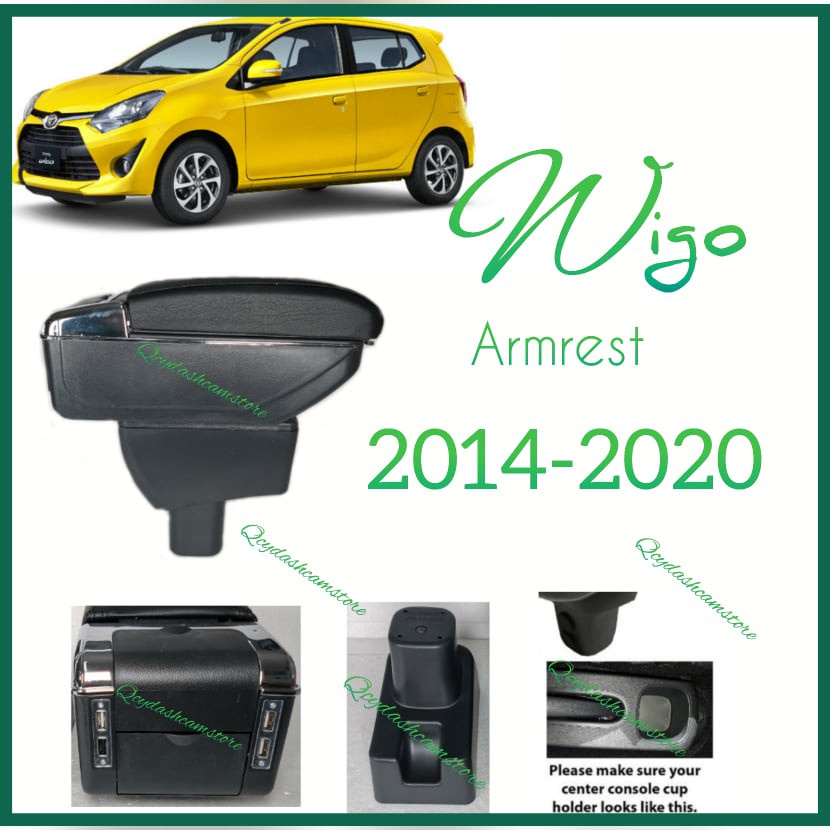 Toyota Wigo Console Box Central Store Content Box Cup Holder Ashtray ...