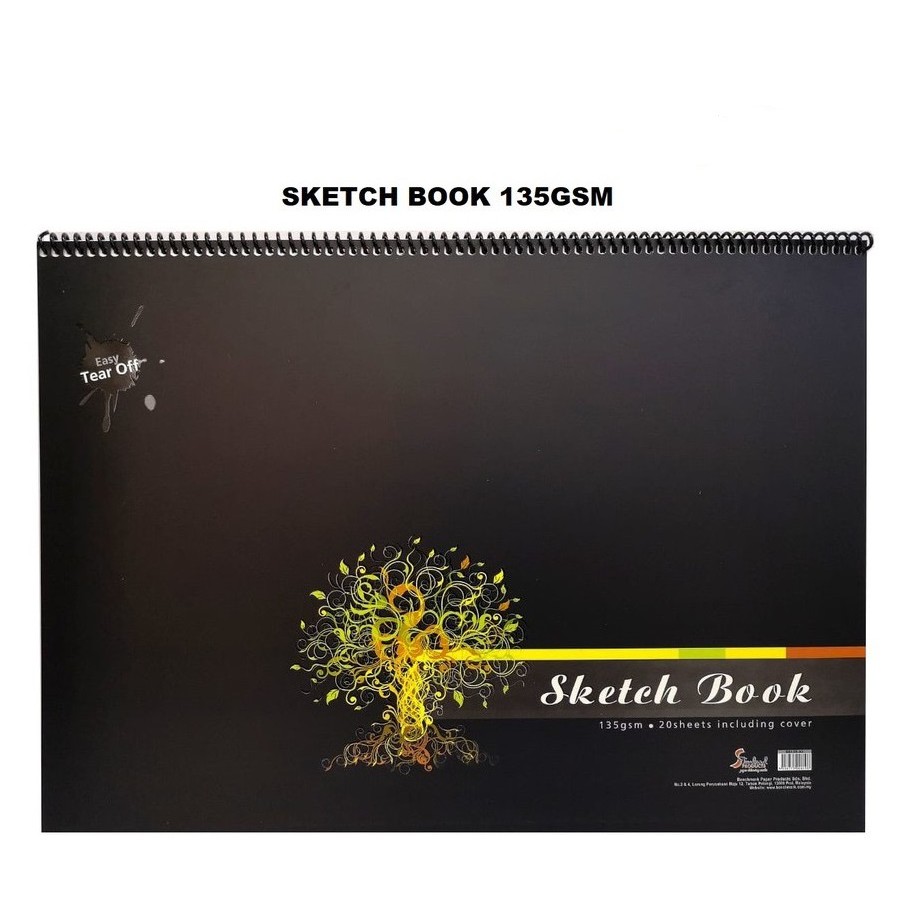 STANDARD A3 Sketch Book /Kertas Lukisan 135gsm (20'SHEET /TEAR OFF ...
