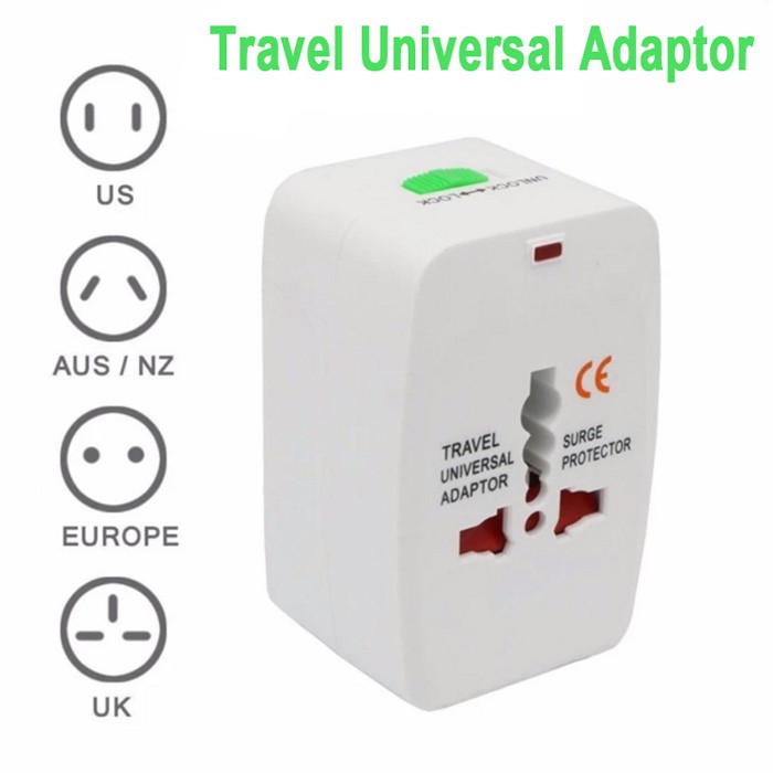 Universal Power All in 1 Travel Adaptor Electrical Converter | Shopee ...