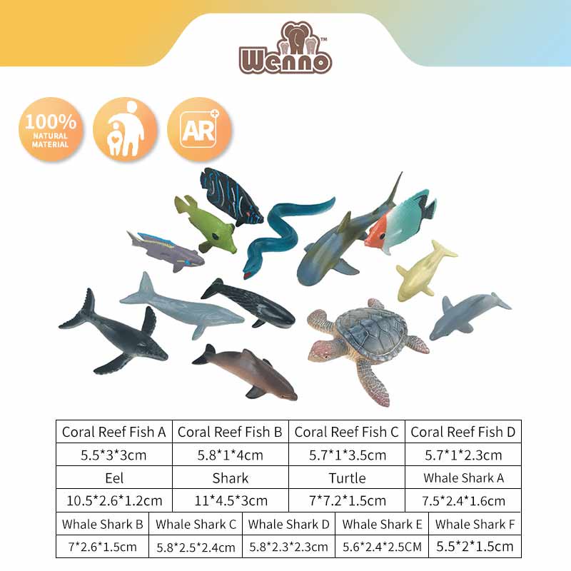 Wenno x Animal Planet Ocean Animal Category Learning Educational ...