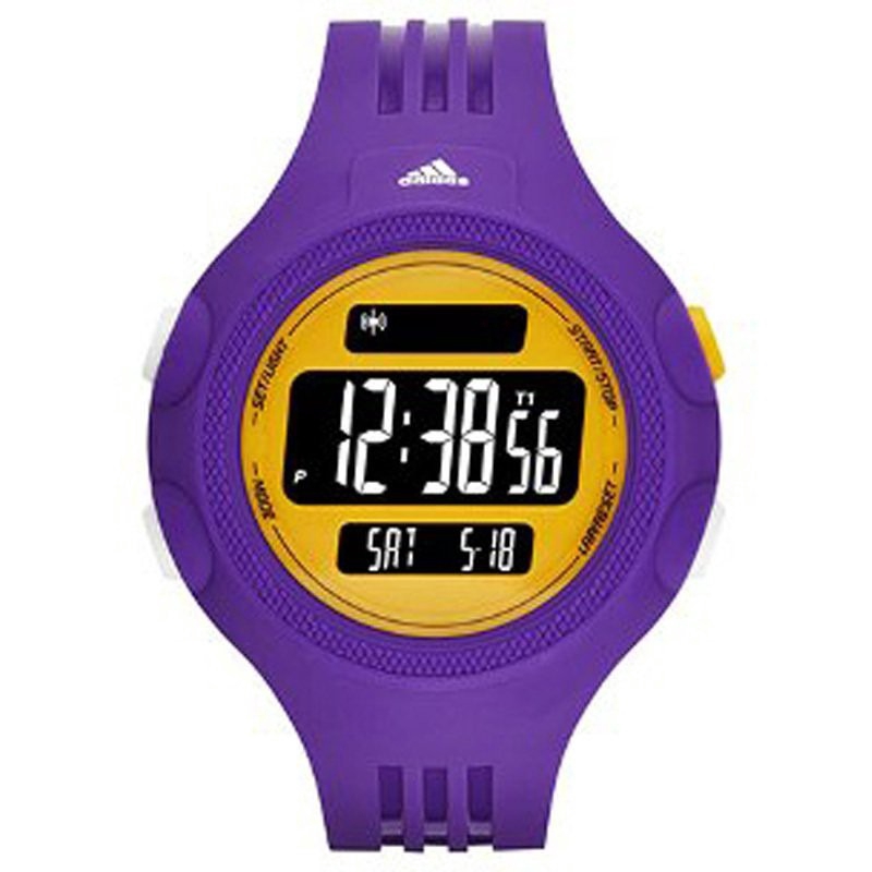 Adidas ADP3137 Men's Digital Watch (Purple/Yellow) | Shopee Malaysia