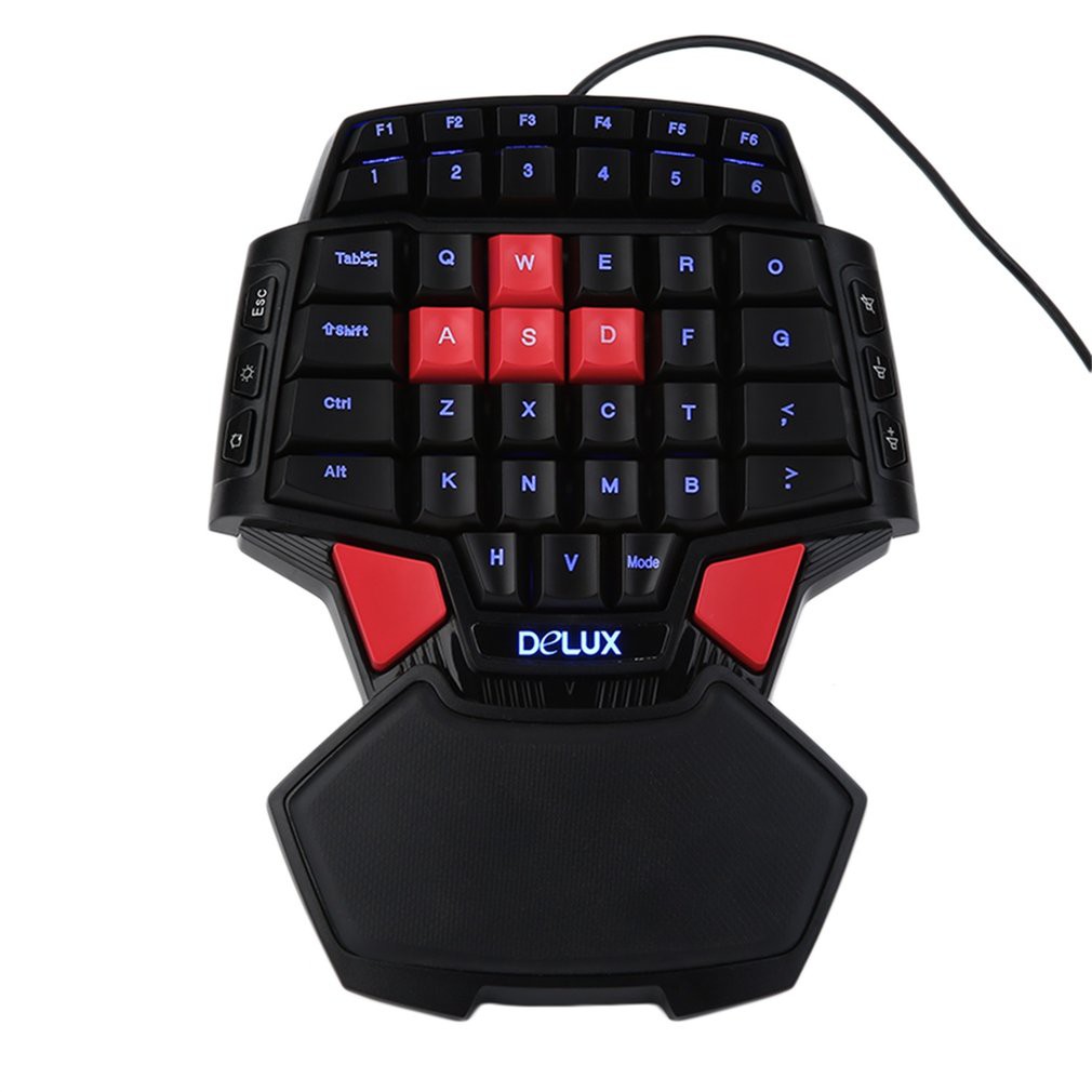 T9 USB Wired Gaming Keyboard Double Space Key One/Single Hand | Shopee ...