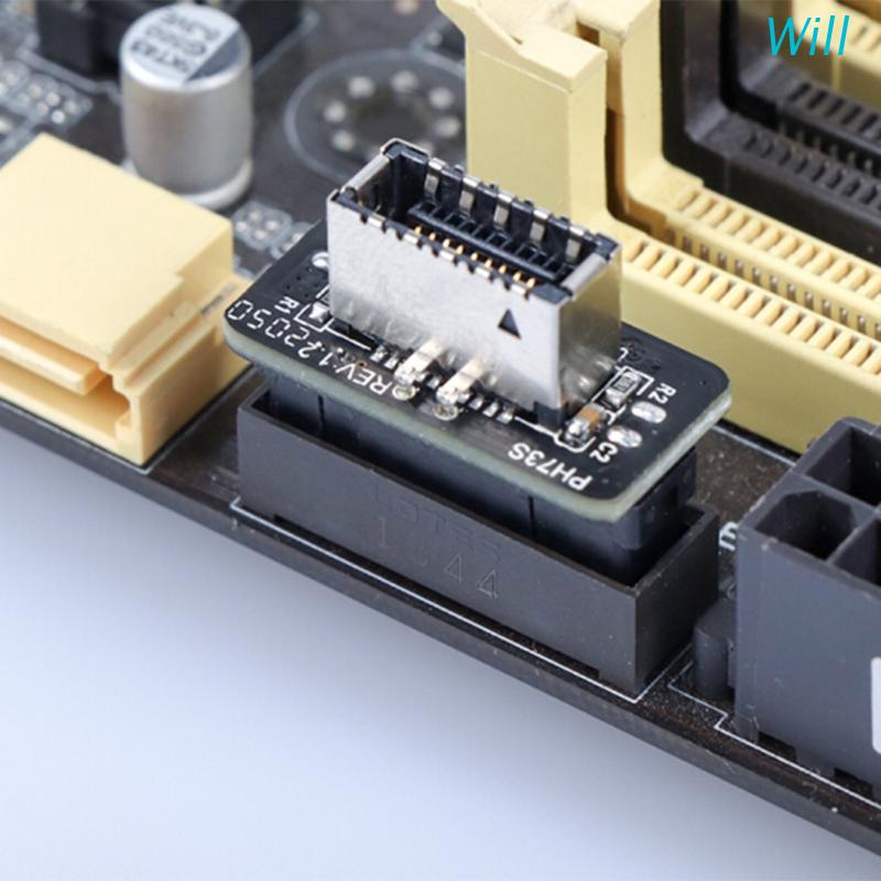 Will USB 3.0 (3.1 Gen 2) 19 Pin Header to USB 3.1 Type-E Type-C 20 Pin ...