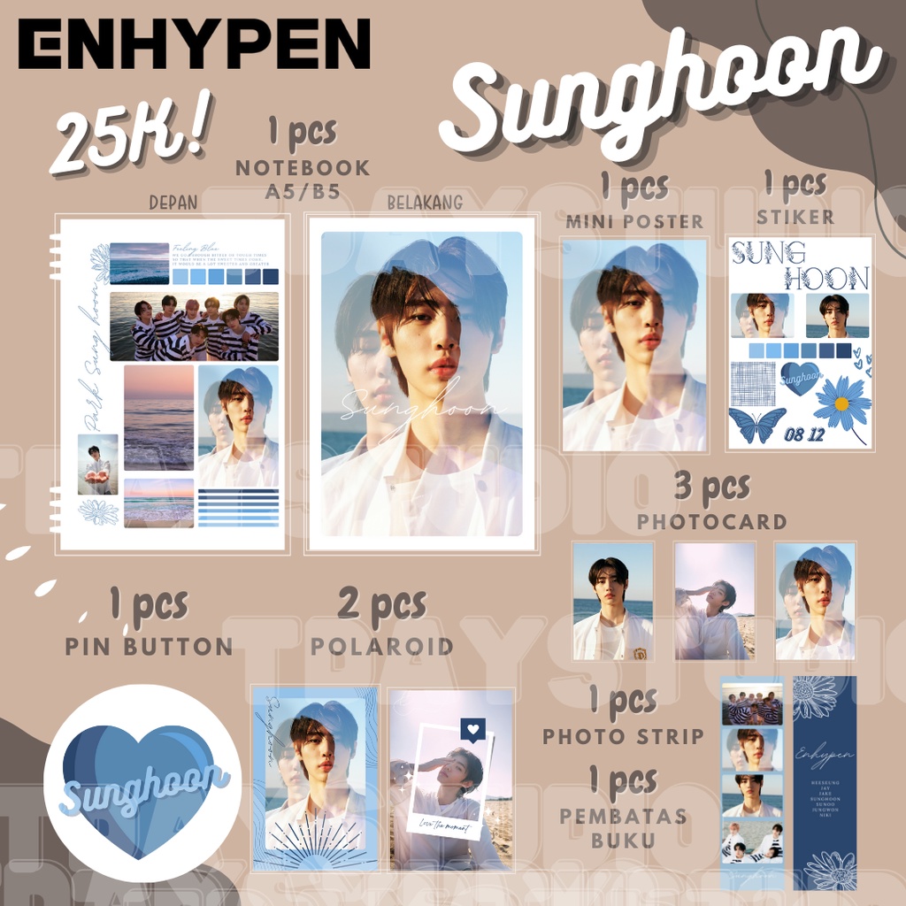 Enthypen NOTEBOOK SAVINGS PACKAGE - ENHYPEN FANKIT | Shopee Malaysia