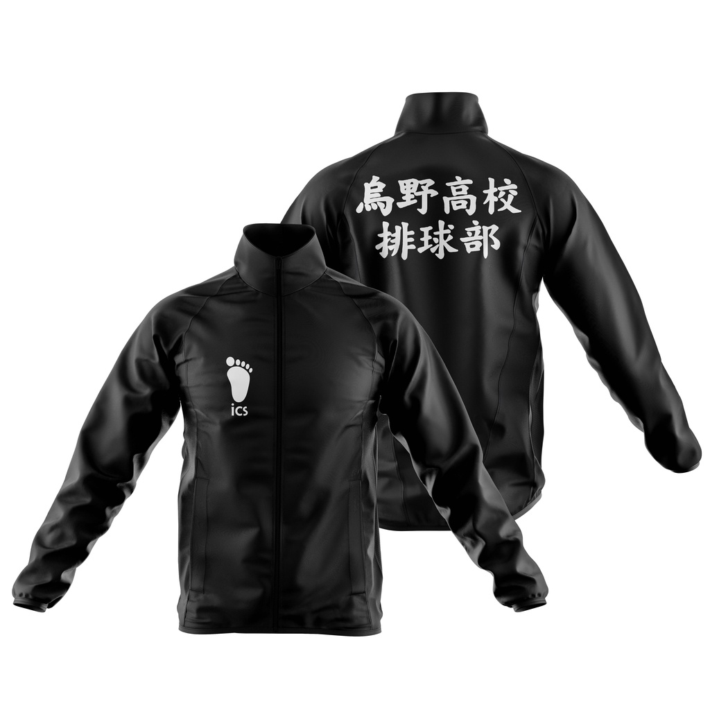 BOMBER JACKET Haikyuu Karasuno ICS INARIZAKI HAIKYU TEAM | Shopee Malaysia