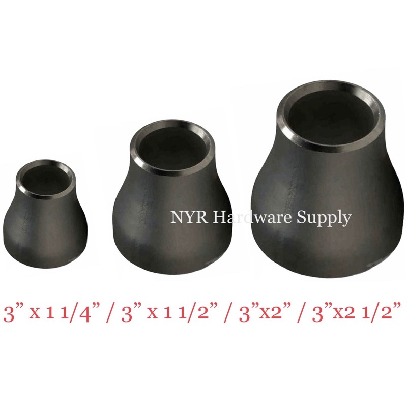 Mild Steel SGP Reducing Welding Socket 3”x1 1/4” / 3”x1 1/2” / 3”x2 ...