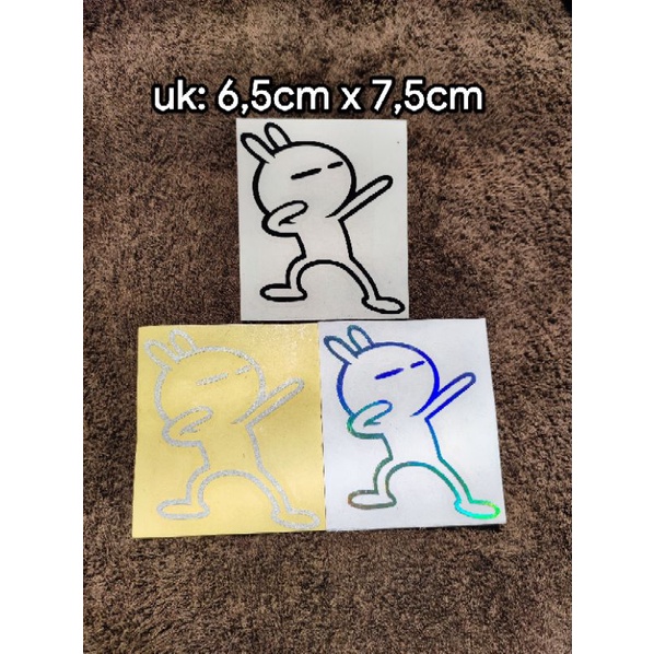 Tuzki Animation cutting sticker | Shopee Malaysia