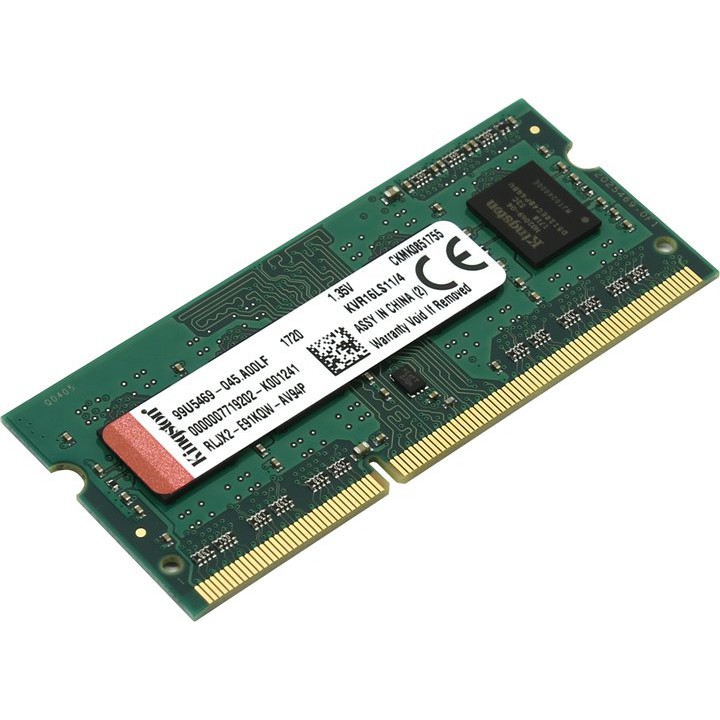 Kingston KVR16LS11/4 ValueRAM 4GB 1600MHz DDR3L Non-ECC CL11 DDR3 ...