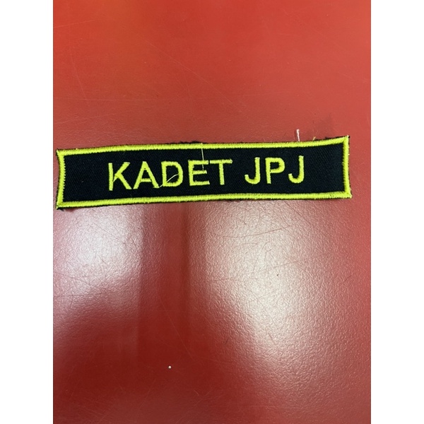 Tag nama sulam kadet jpj dan velcro | Shopee Malaysia