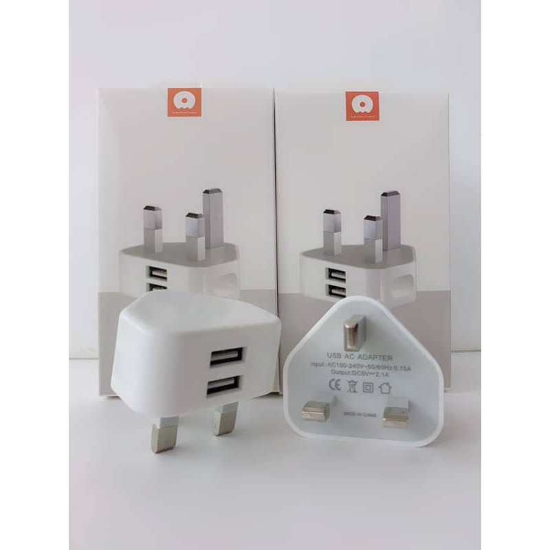 WUW 2USB POWER ADPATER READY STOCK CAN USE FOR ALL MODEL USE & OTHERS 2 ...
