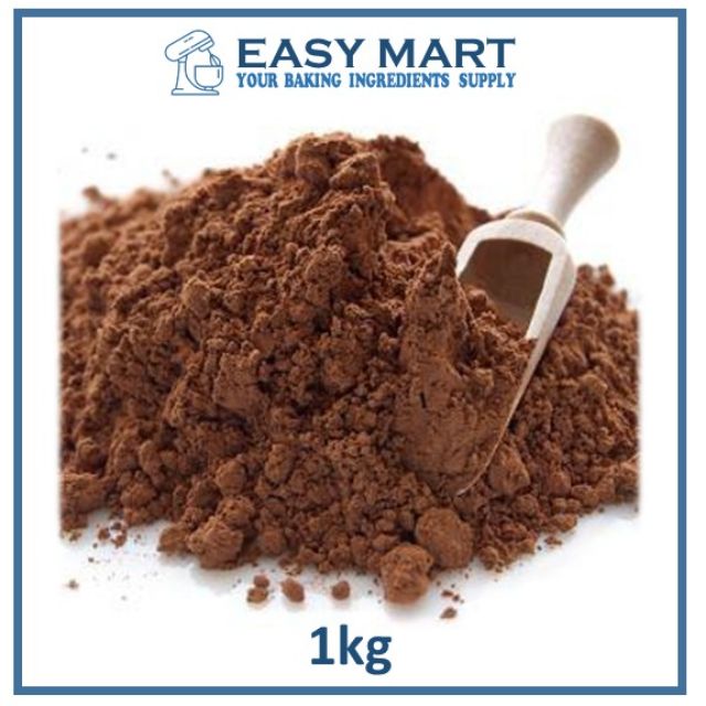 FAST POSTAGE Premium Dark Brown Cocoa Powder Black Cocoa Powder Serbuk ...