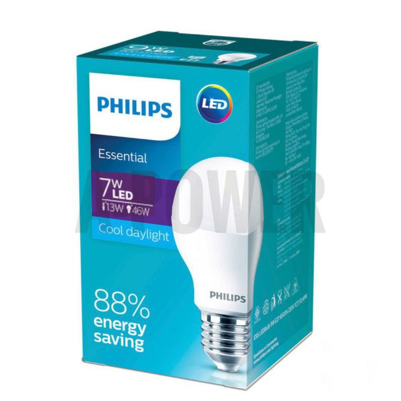Philips - Essential LED Light 7W (White) | Shopee Malaysia