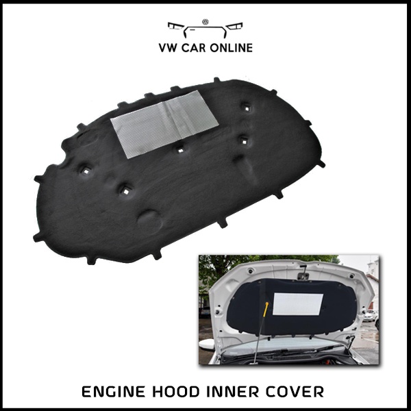 Volkswagen Engine Hood Inner Cover Golf MK6 MK7, Scirocco, Polo, Polo ...