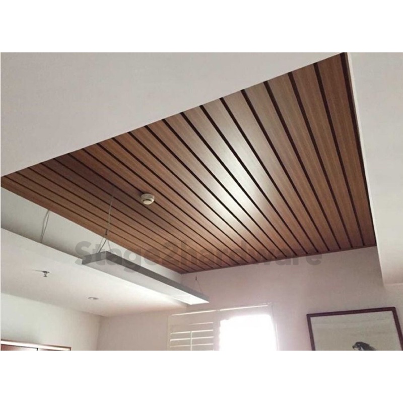 6Ft PVC Ceiling Wall Panel Home Ceiling/Wall Waterproof 20cm x 8mm (Ready Stock) / Plastic ...