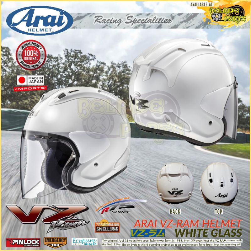 Arai Vzram Plain Color Original Japan Motorcycle Helmet | Shopee Malaysia