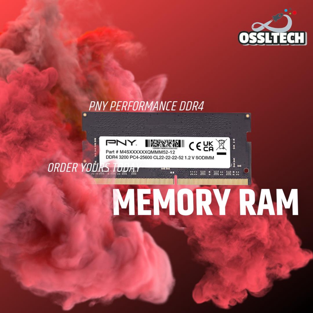 PNY PERFORMANCE DDR4 2666/ 3200MHz 4GB /8GB / 16GB / 32GB Laptop ...