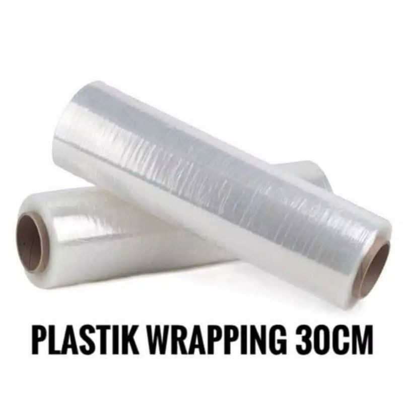 Plastic Wrapping 30 cm x 200 meters (Stretch Film 17 Micron Thick ...