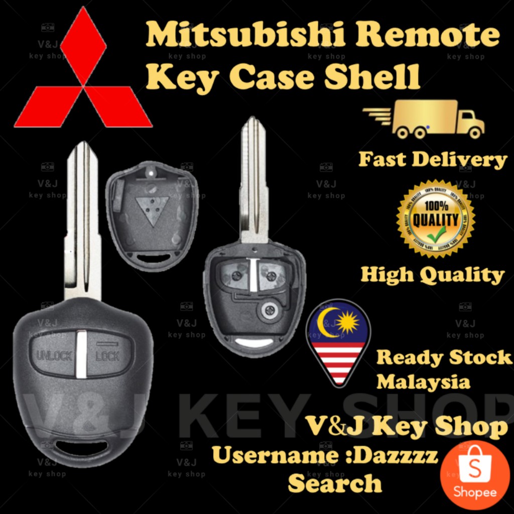 Mitsubishi Triton Lancer Evo Pajero Outlander Proton Inspira Key 2B/3B ...