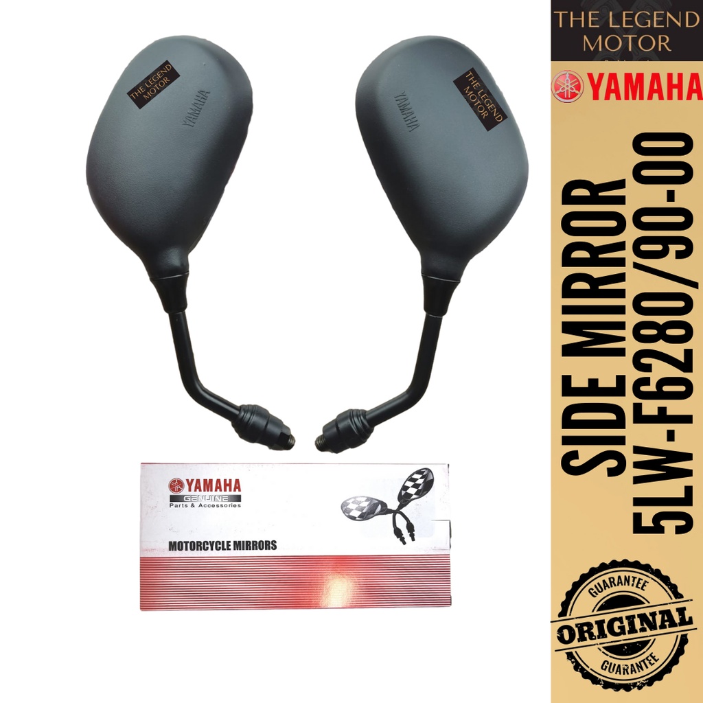 100% Original Yamaha Side Mirror Cermin Sisi (5LW) RXZ LC135 Y125ZR ...