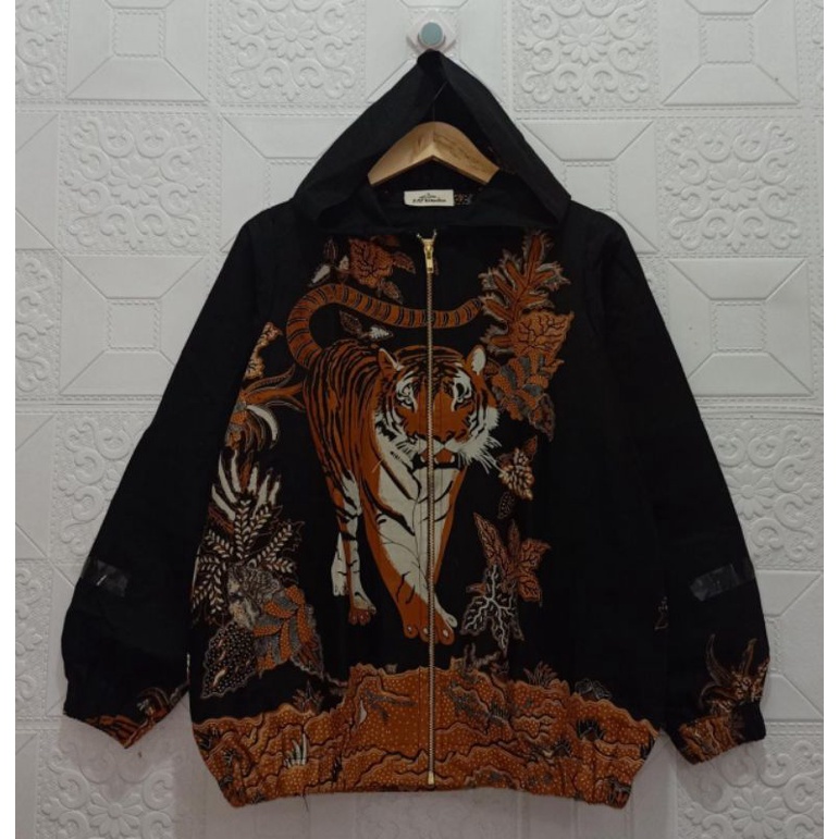 Tiger motif batik Jacket | Shopee Malaysia