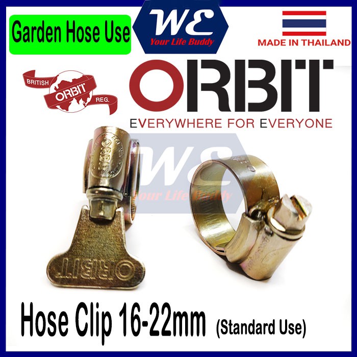 Hand Twist Hose Clip / Orbit Hose Clip ORIGINAL ORBIT 100% THAILAND ...