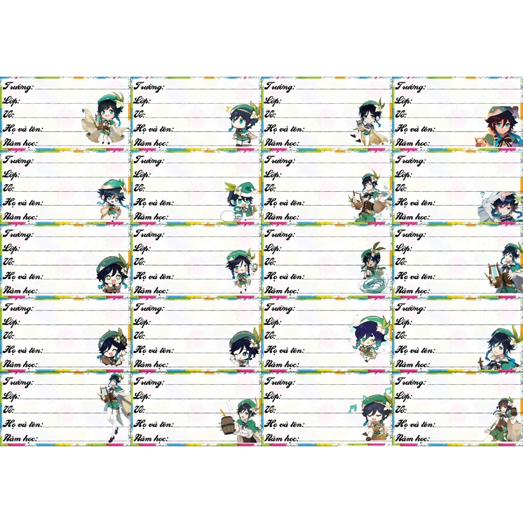 Venti genshin impact label | Shopee Malaysia