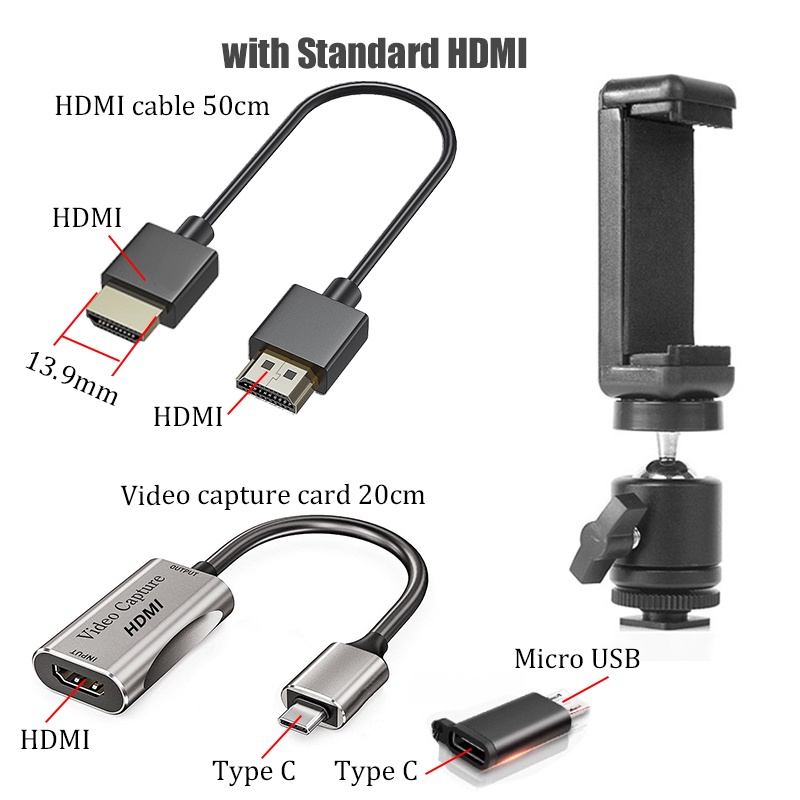 Android Phone as Camera Monitor Camcorder HDMI Portable Adapter for ...