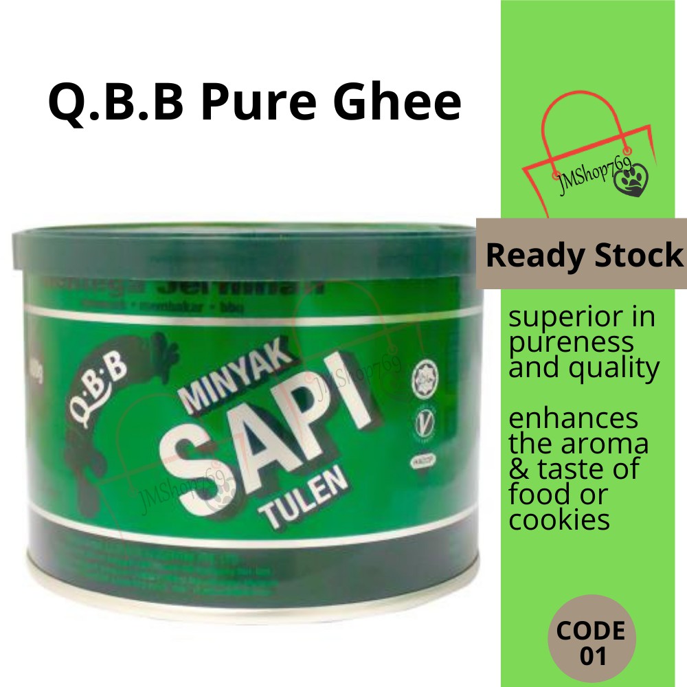 QBB Pure Ghee Clarified Butter Minyak Sapi Tulen 150g For Cook, Bake ...