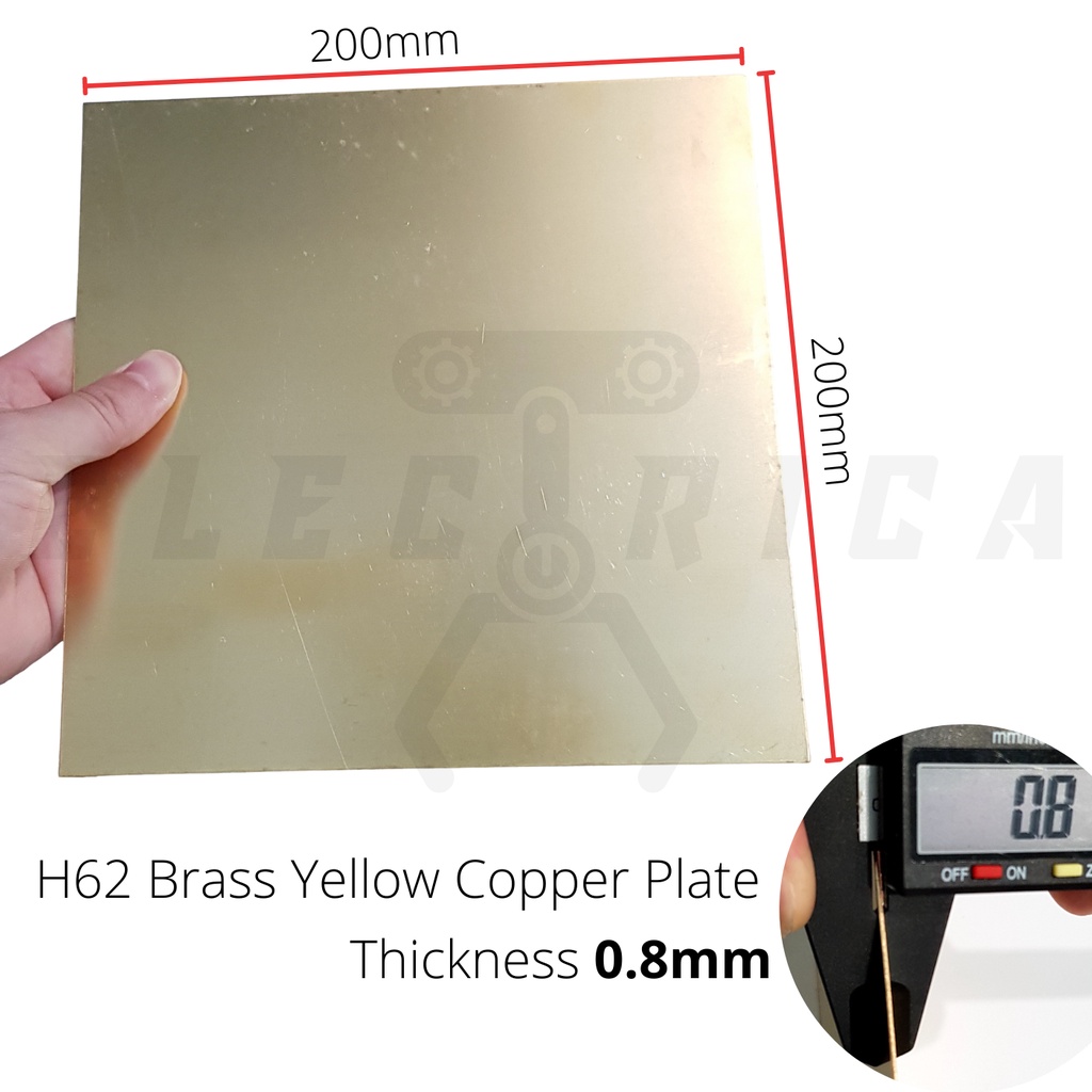 99.9% Pure Solid Copper Tembaga Plate / Brass Copper DIY Handmade ...