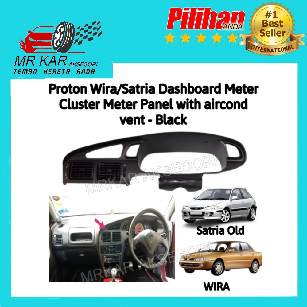 Proton Wira or Satria Dashboard Meter Cluster Meter Panel with aircond ...