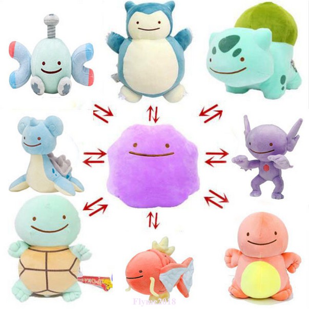 Dragonite Ditto Doll 20cm 30cm 40cm Pokemon Doll Pikachu Doll Snorlax ...