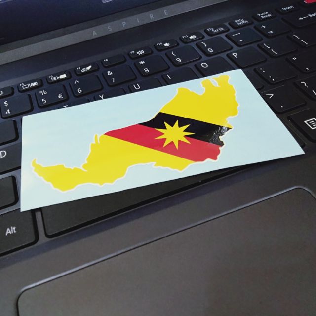 STIKER KERETA. STIKER MOTOR. STIKER NEGERI. STIKER PETA SARAWAK ...