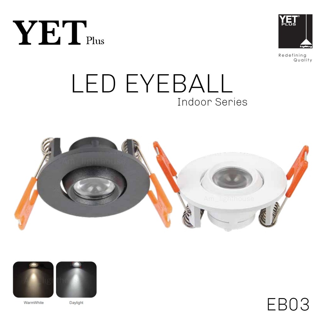 YETPlus LED EYEBALL EB03 (Black&White) | Shopee Malaysia