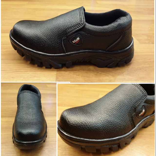 M Class Industry Steel Toe Cap Work Safety Shoes Slip On 124M | Shopee ...