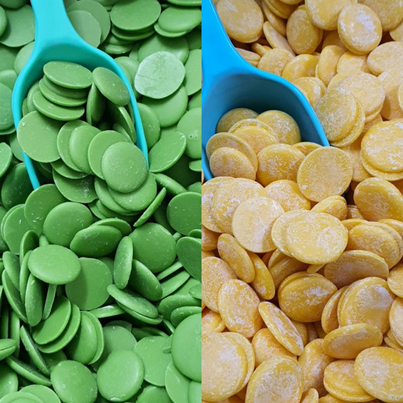 mango Chocolate nugget compound/Apple Green Chocolate Compound | Shopee ...