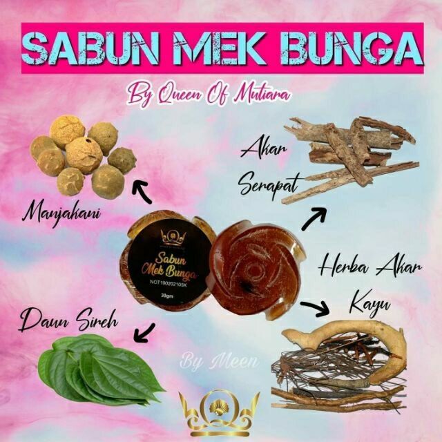 QM SABUN MEK BUNGA 30g 💯% ORIGINAL HQ | Shopee Malaysia