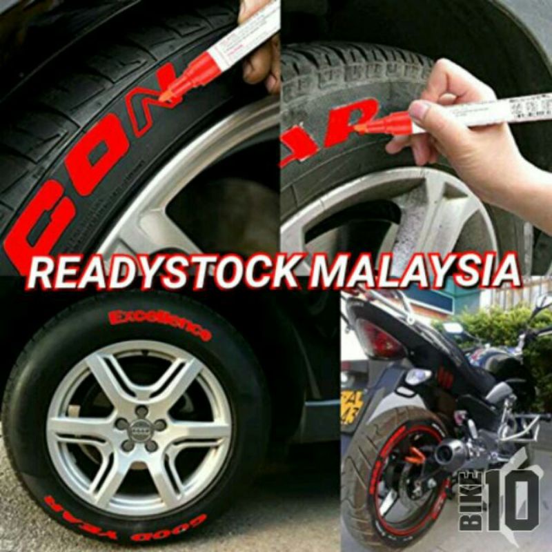 Marker Pen Tayar (ready stock) | Shopee Malaysia