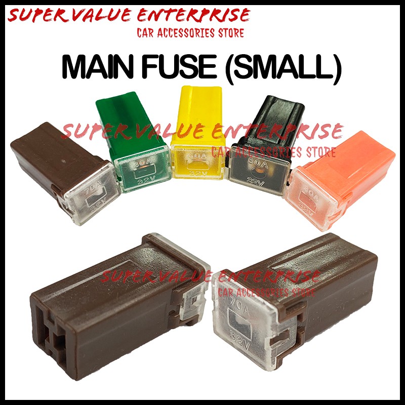 1 PCS Proton Waja/Gen2/Exora/Wira Main Fuse Small 30A 40A 50A 60A 70A ...