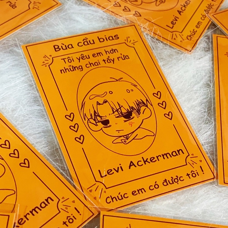 Levi Attack on Titan Card ( Levi Ackerman Anime Attack on Titan Card ...