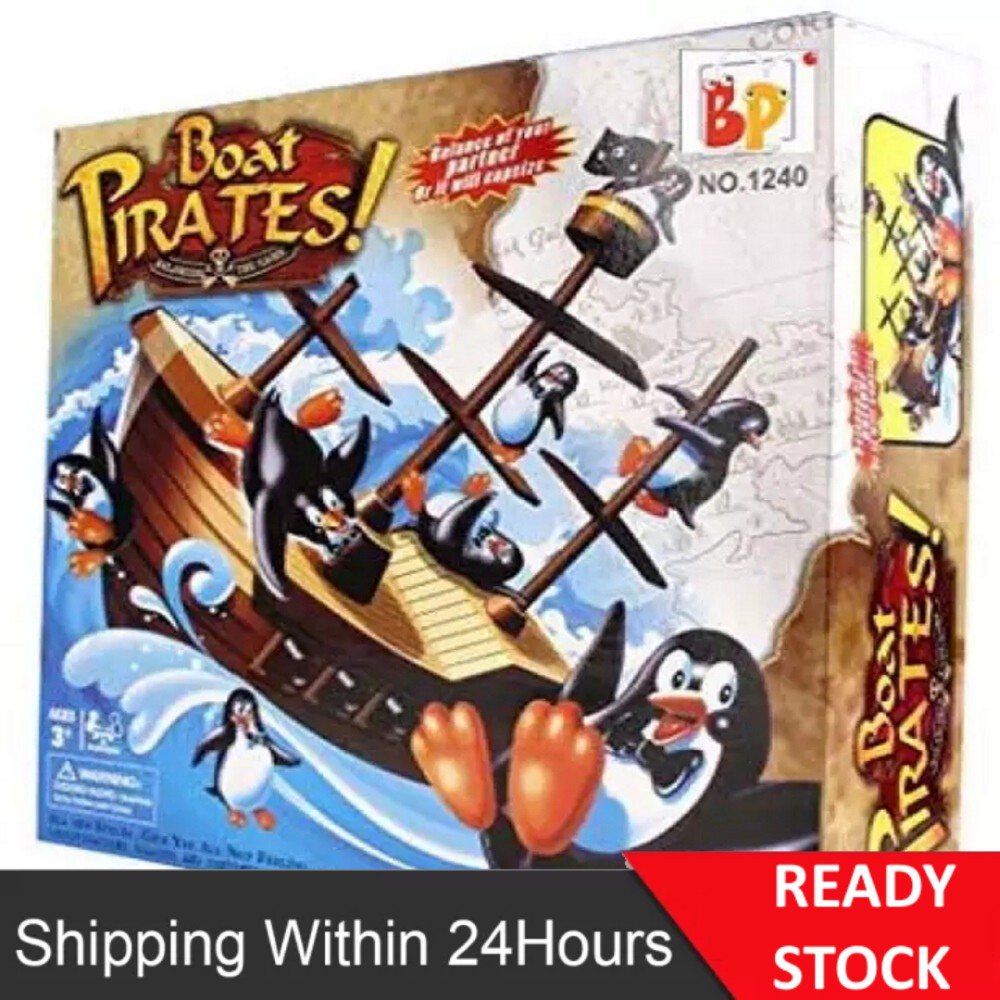 🌟READY STOCK🌟 DONT ROCK THE BOAT PENGUIN FAMILY GAME | Shopee Malaysia