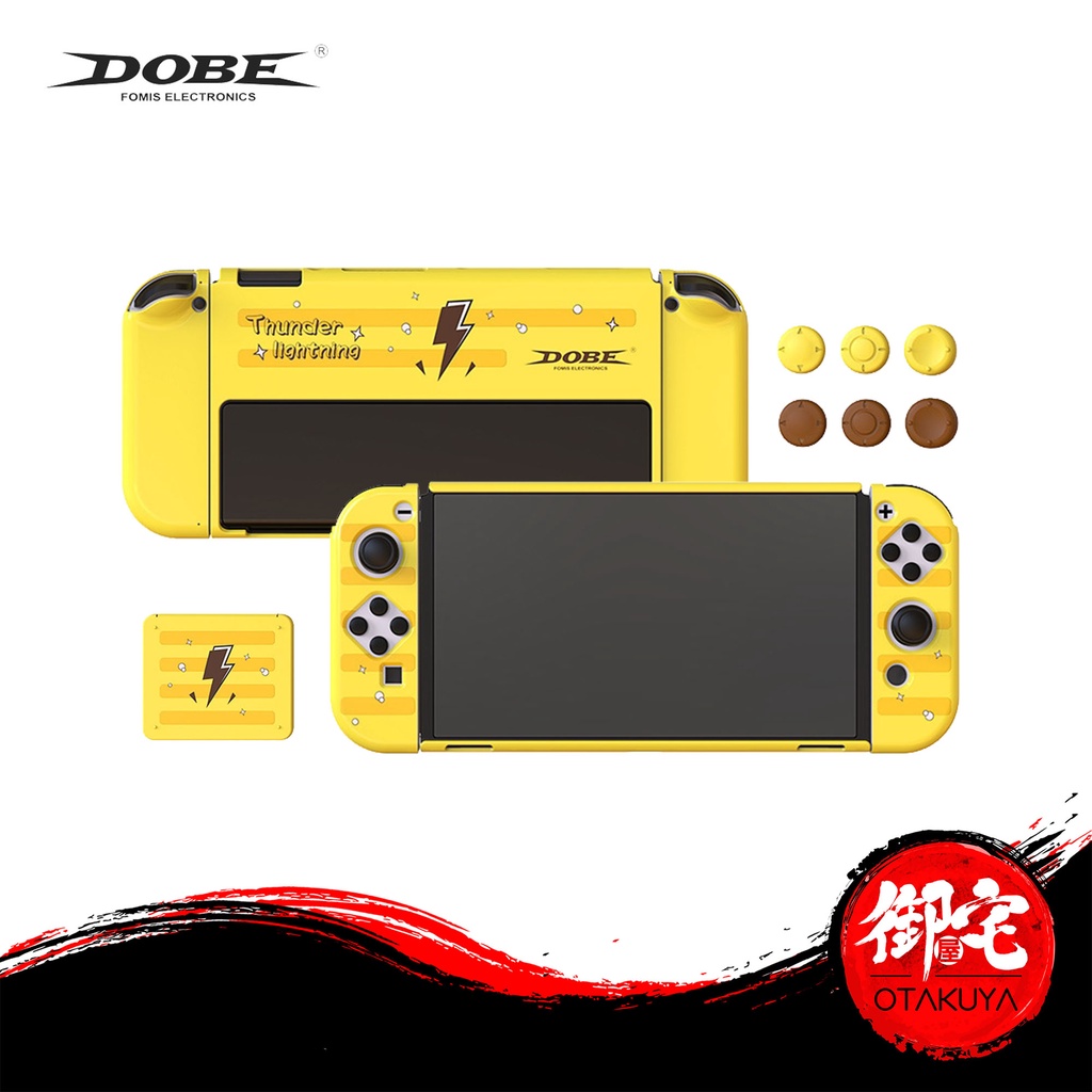 DOBE Nintendo Switch OLED 8 In 1 Protective Kit Accessory Set Pikachu ...