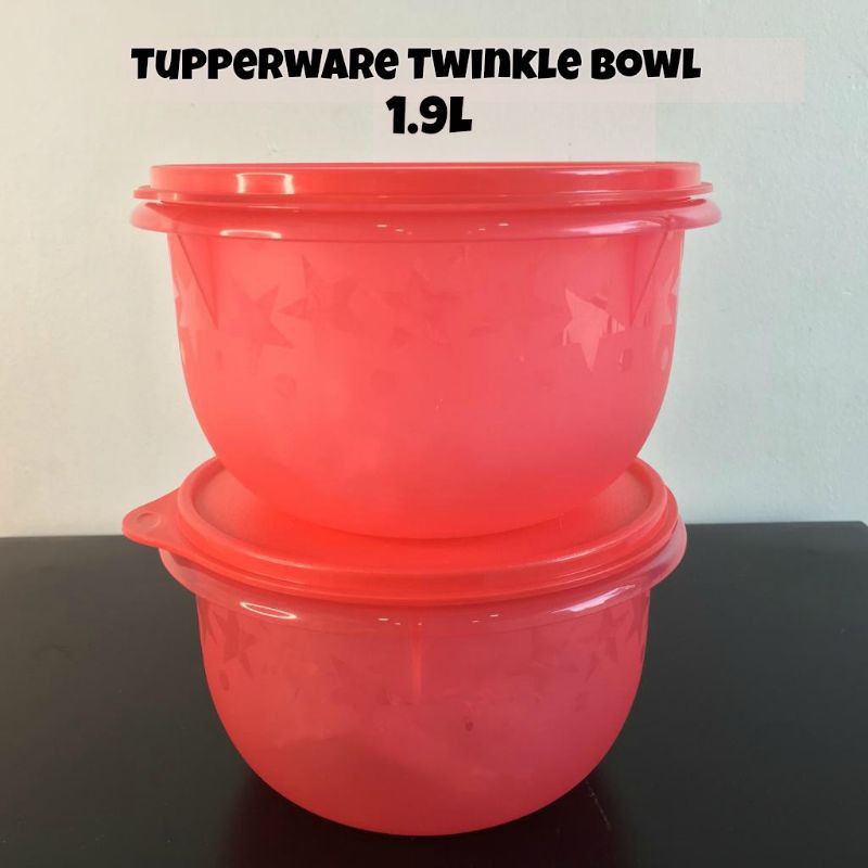 tupperware twinkle bowl 1.9L(2pcs) | Shopee Malaysia