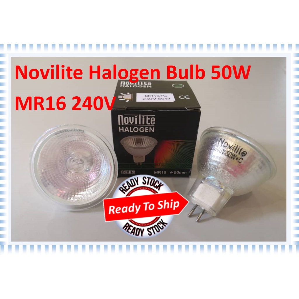 Novilite Halogen Bulb 50W MR16 240V | Shopee Malaysia
