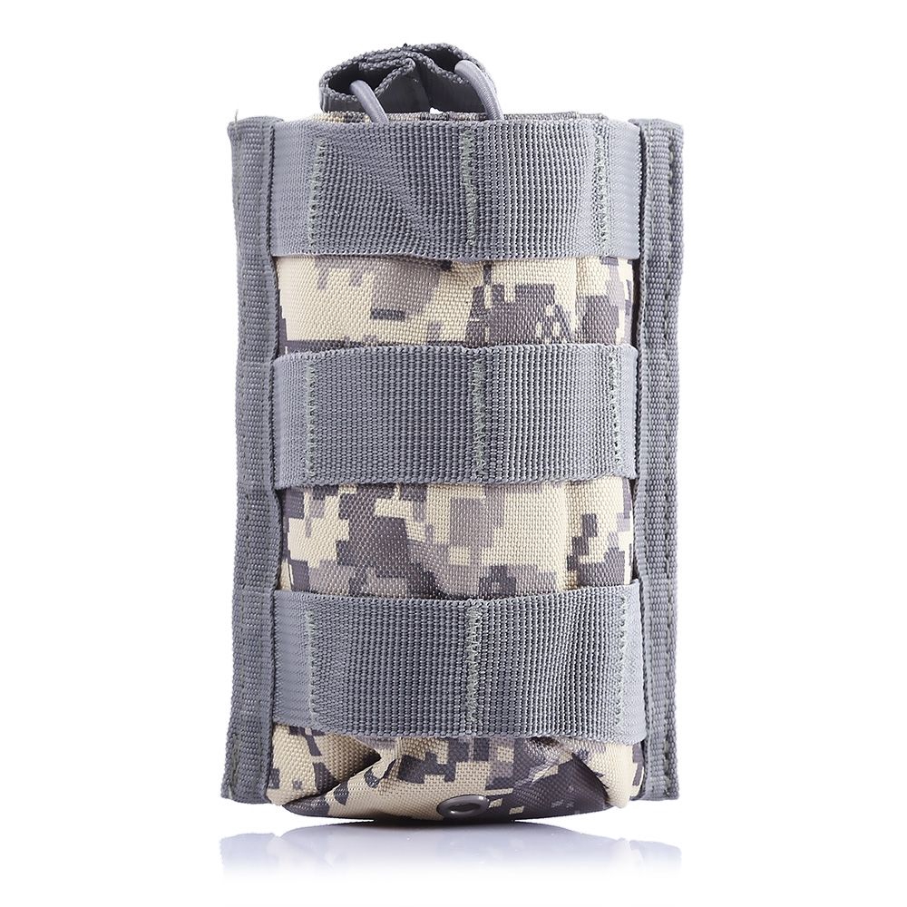 M4 OUTDOOR HIKING CAMPING MOLLE WAIST PACK INTERPHONE CASE (ACU ...