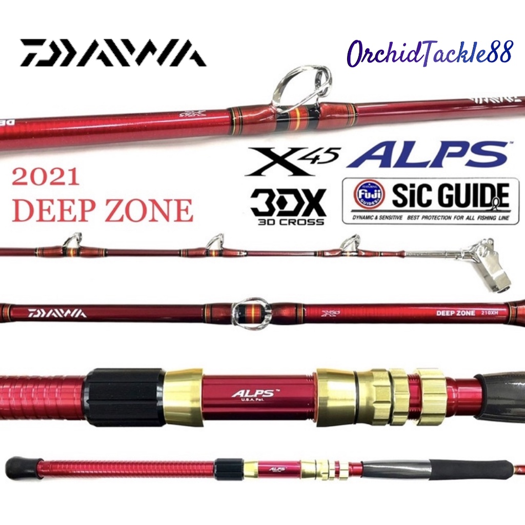 NEW DAIWA DEEP ZONE ROD 2021 HEAVY ROD SUITABLE FOR DAIWA SEABORG MJ ...