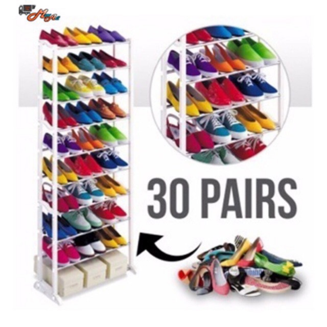 10 Layers Amazing Shoe Rack | Shopee Malaysia