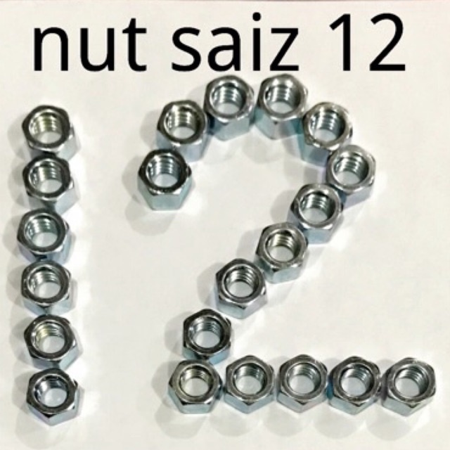 🔥nut saiz 12 🔥NH8 murah2 sebiji RM0.15 | Shopee Malaysia
