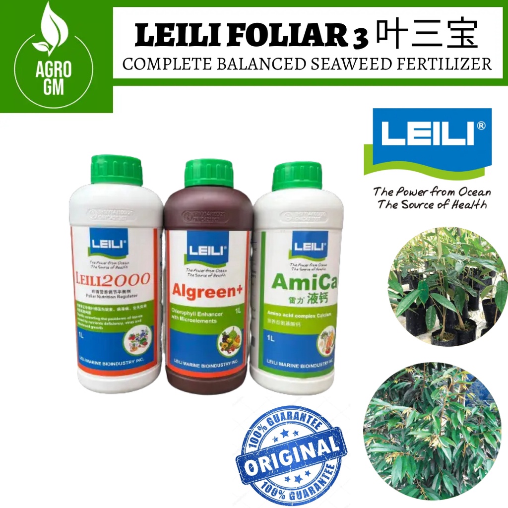 LEILI Foliar 3 (Leili 2000, AMICA & Algreen) (1L) - Baja foliar yang ...