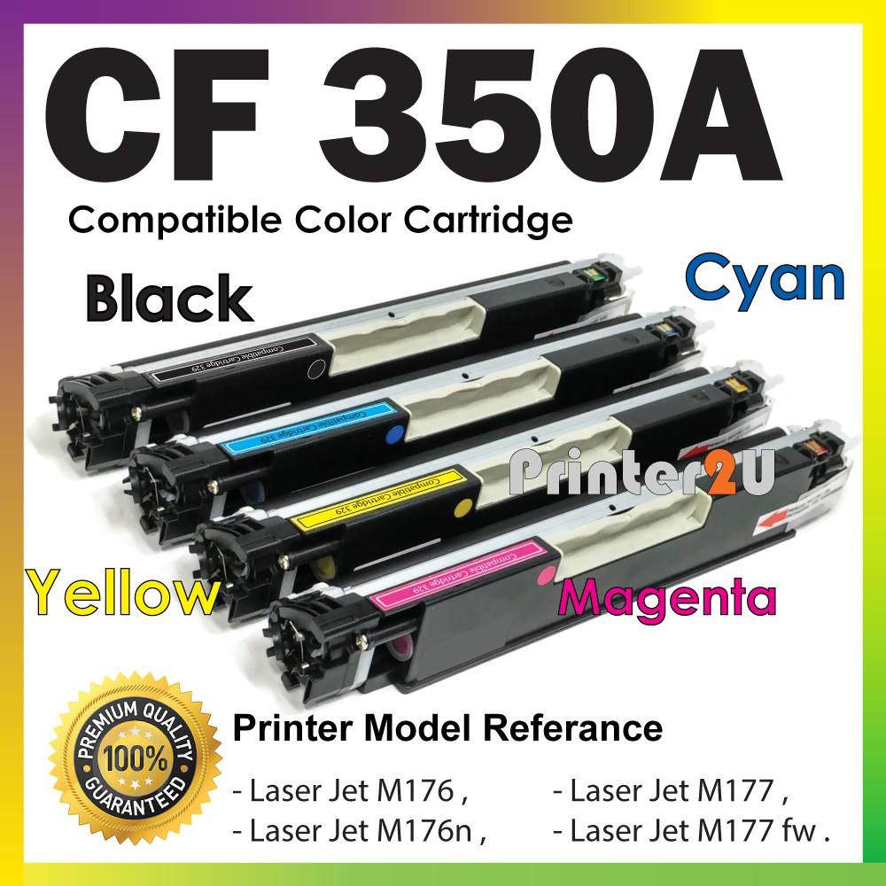 Compatible HP CF350A 130A CF351A CF352A CF353A Color LaserJet Pro MFP ...